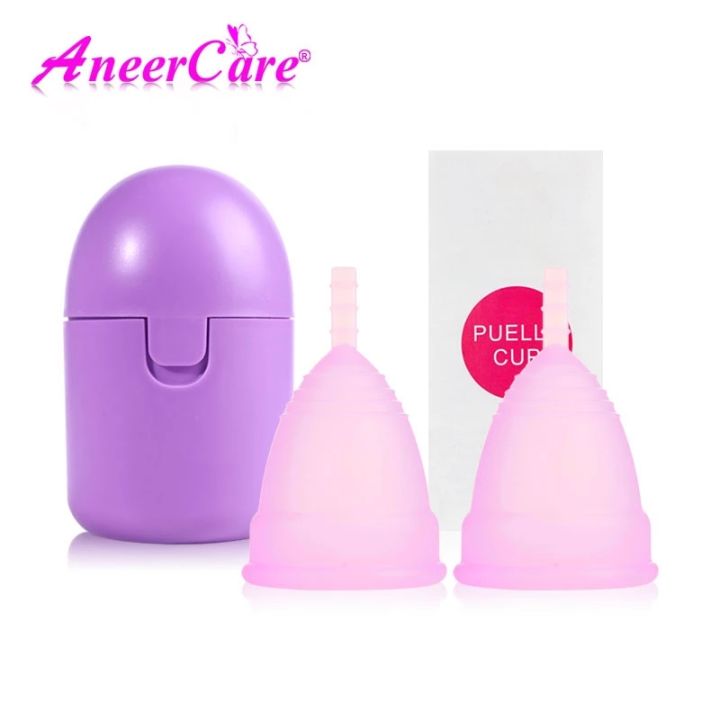 Menstrual cup sterilization kit Free shipping Reusable silicone cup ...