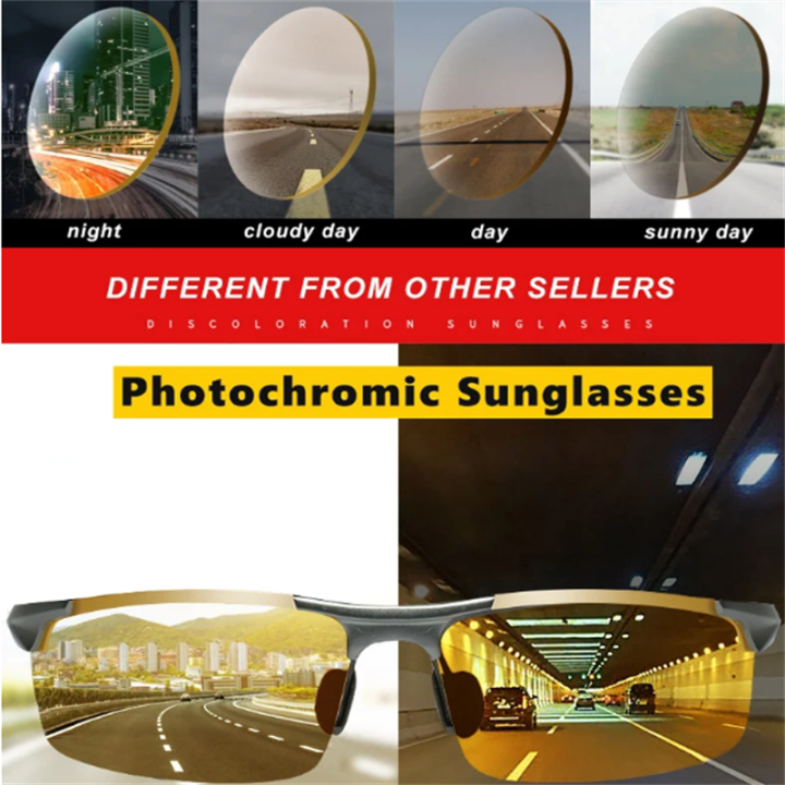 Top Anti-glare Day Night Vision Glasses For Driving Men Polarized ...
