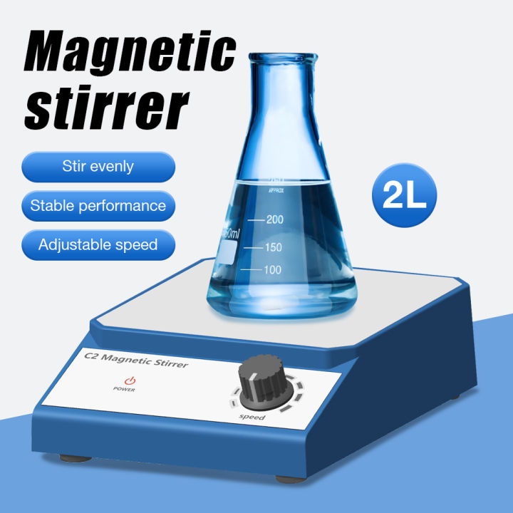 Magnetic Stirrer Mixer With Stir Bar Adjustable Speed 2500rpm ...