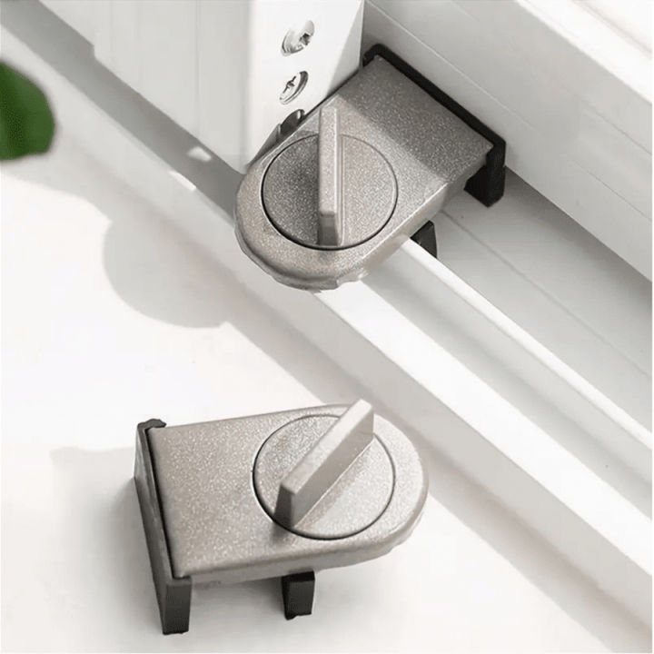 No-Drill Sliding Door Lock, Child Safety Lock for Sliding Windows, High ...