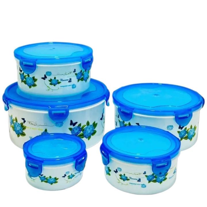 Protect Fresh Box Food Container 5 Pcs Set Home Food Portable Storage ...
