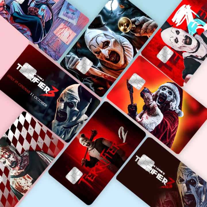 T-Terrifier 3 Horror Clown Movie Anime Cartoon Sticker Film Skin for ...
