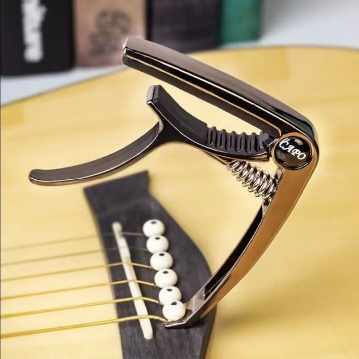 Metal Guitar Capo Aluminum Alloy Guitar Tuner Clamp Professional Key ...