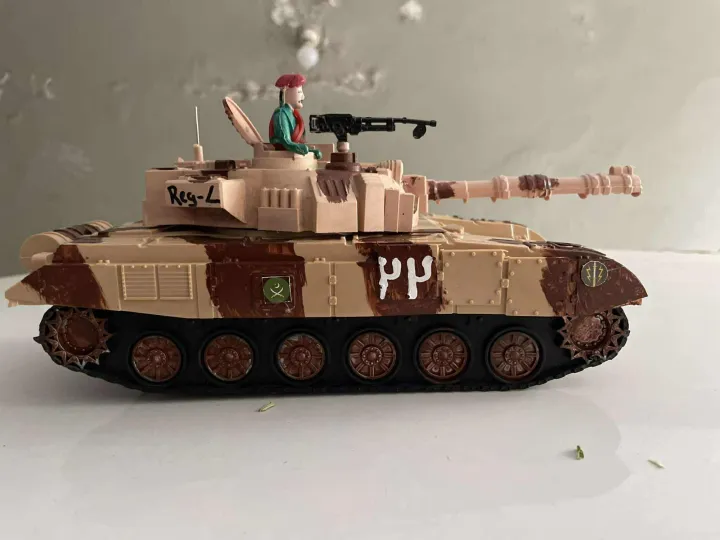 Realistic model of AL-KHALID Tank 10 cm long | Daraz.pk