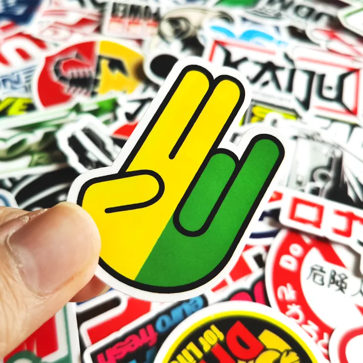 25 pcs Cool JDM stickers auto Car Modify Motorcycle Scooter bike ...