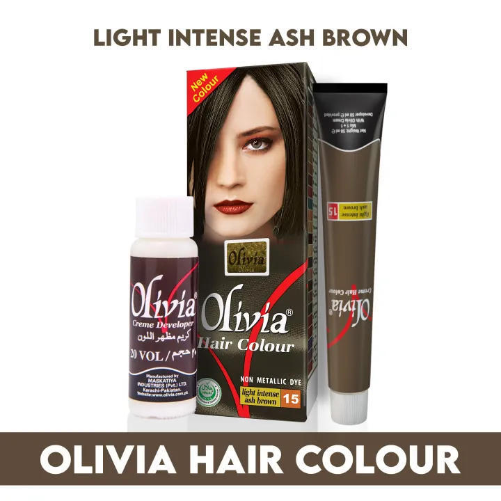 Olivia Hair Colour - Light Intense Ash Brown | Daraz.pk