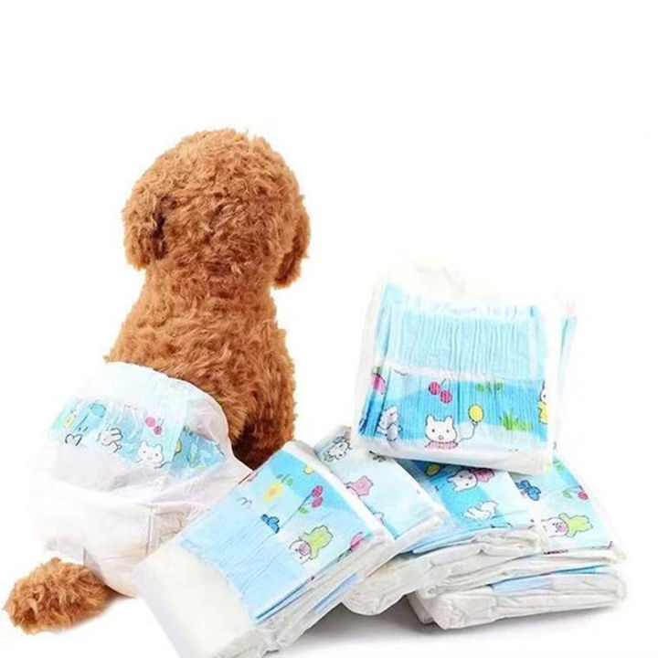 10pcs/Pack Pet Diaper For Female Dogs Physiological Pants Sanitary ...