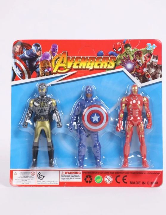 Marvel Super Heroes Toy Action Figures Spider-Man Captain America Avengers MCU | Daraz.lk
