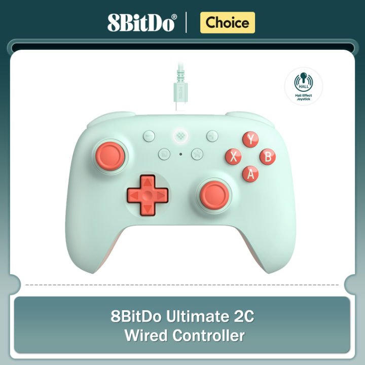 8BitDo Ultimate 2C Wired Gaming Controller for PC Windows 10, 11, Steam ...