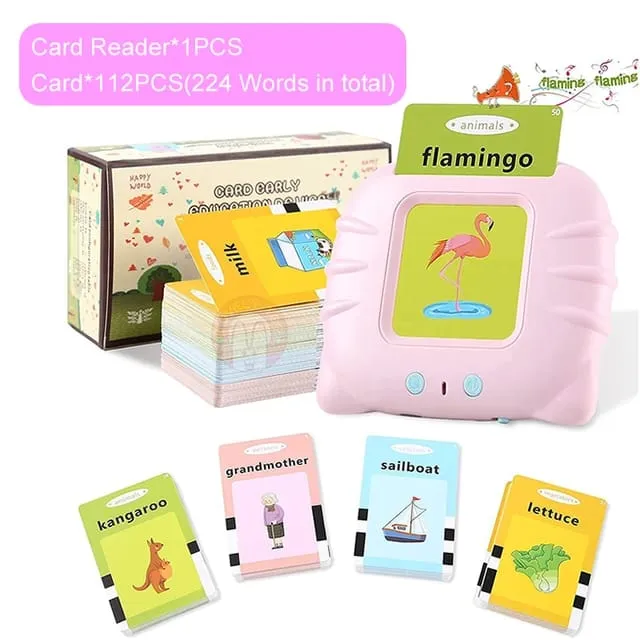 KIDS LEARING CARDS READER PICTURES WITH VOICE | Daraz.pk