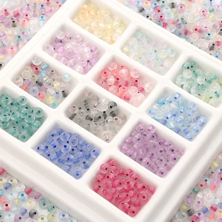 About 150Pcs/Bag Domestic Super High Quality Glass Rice Bead Abacus Ice ...