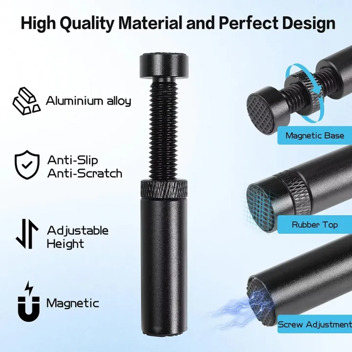 Aluminum GPU Holder Vertical Telescopic Rotating Stand Magnetic Bracket ...