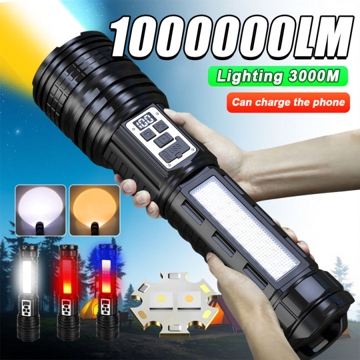 Ultra Bright Flashlights Waterproof Rechargeable Led Flashlight High ...