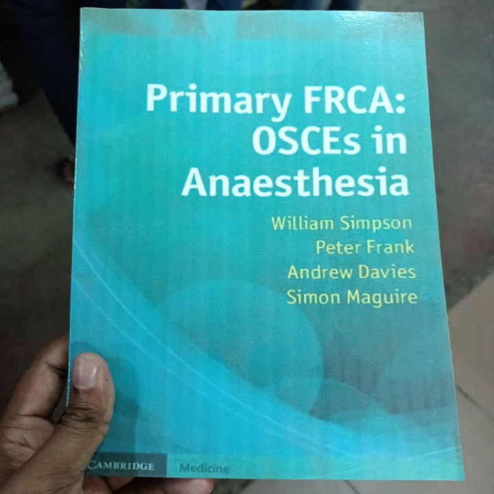 Primary FRCA: OSCEs in Anaesthesia | Daraz.com.bd