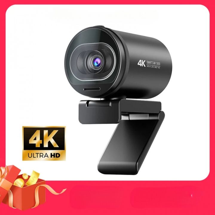 Webcam 4K Streaming Web Camera 1080P 60FPS USB Camera Autofocus Living ...
