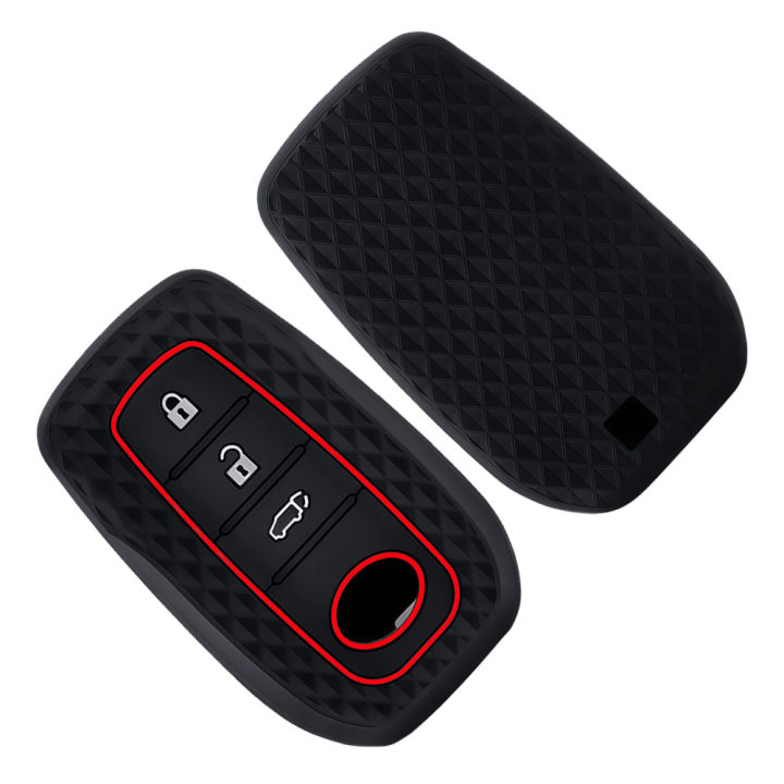 Silicone Car Key Case Cover Chain For Toyota Corolla Hatchback Cross ...