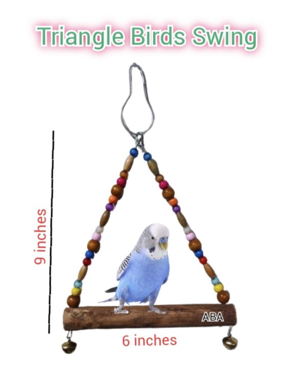 TriAngle Birds Swing (Solid Wood) | Daraz.pk
