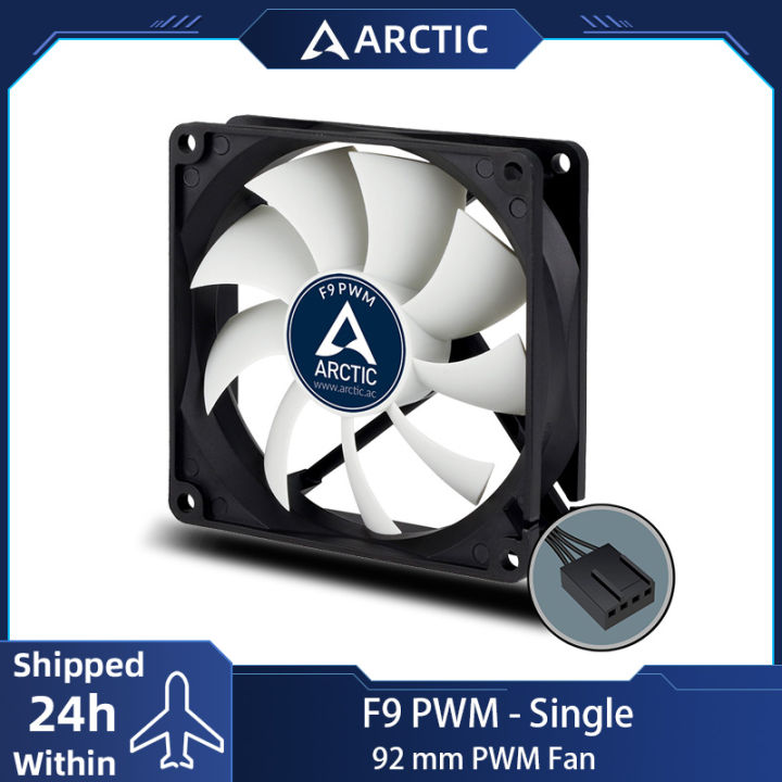 ARCTIC F9 PWM - 92 mm PWM Case Fan, PWM-Signal regulates Fan Speed ...