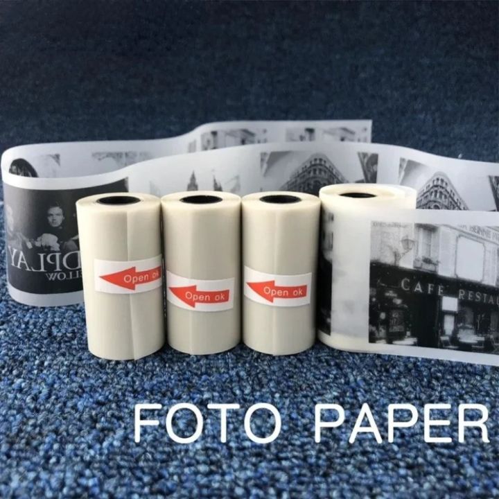 Transparent Thermal Self-Adhesive Paper, 57x25mm Used For Micro Thermal ...