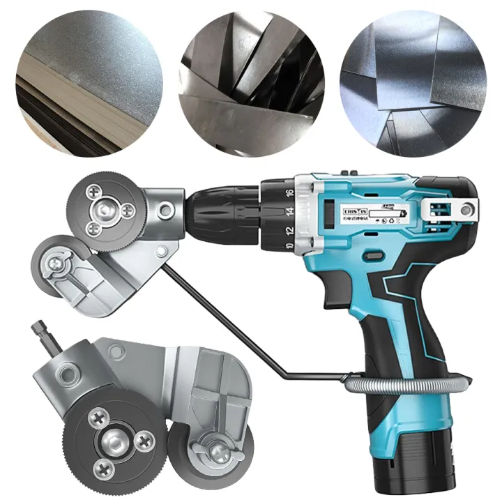Metal Plate Cutter Iron Scissors Electric Drill To Shears Cutter ...