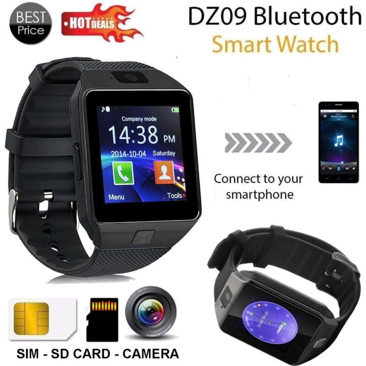 DZ09 Smart Watch Sim Card Slot Smartwatch with TF Card Camera | Daraz.lk