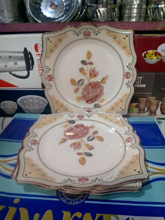 Melamine double glazed dinner set 52 pec with 6 person serving | Daraz.pk