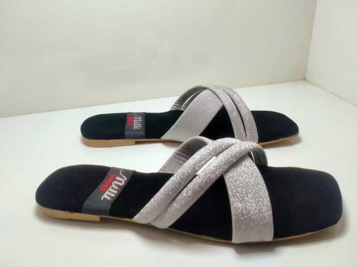 Black sandal for girls II Fancy chapal for women II Chappal for Event ...