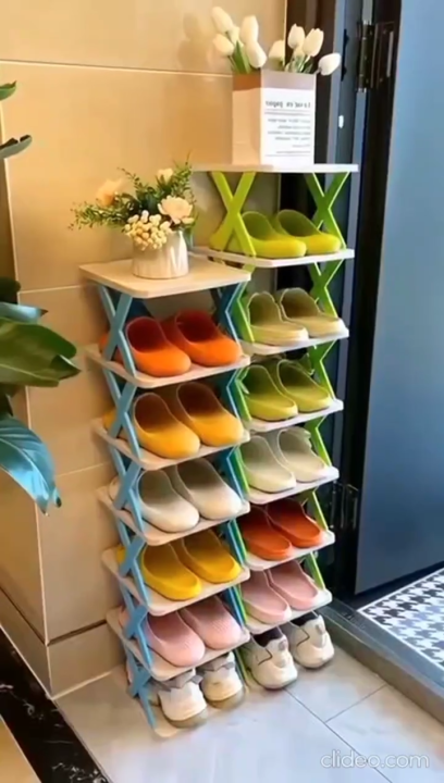 COMFORT ZOON 5-Layer Multi-Functional Rack Versatile Stackable ...