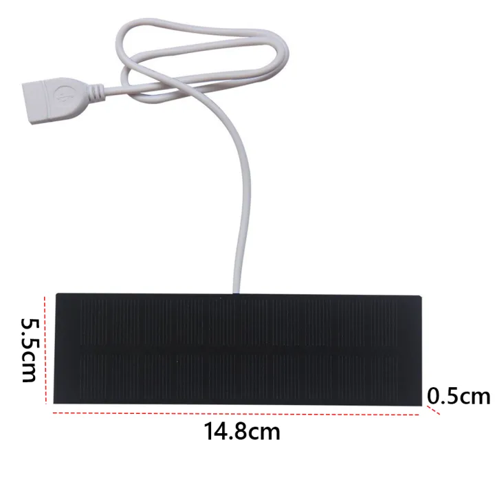USB Solar Panel Charger Portable Battery Mobile Phone Charging Bank ...