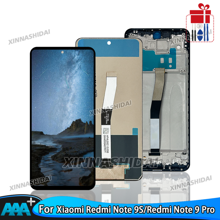 AAA+LCD For Xiaomi Redmi Note 9S Display M2003J6A1G Touch Screen ...