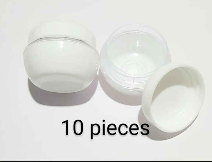 10 pieces empty cream containers makeup jar 25ml | Daraz.lk