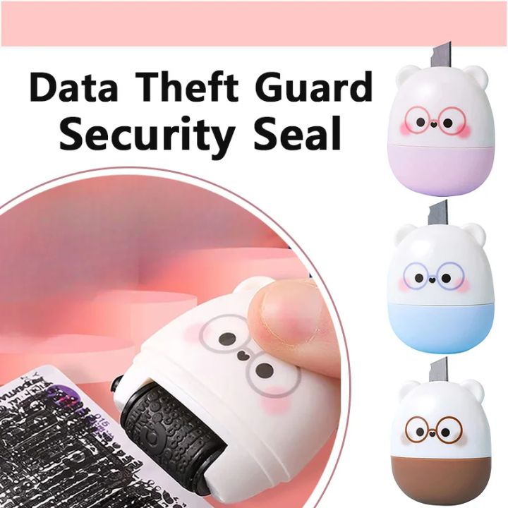 Data Protection Roller Stamp Remove Courier Information Portable ...