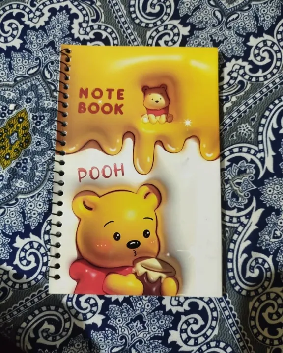 Winnie the Pooh Laminated Spiral Notebook: A Cute and Stylish Hardcover ...