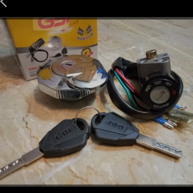 Bike Alter Switch Kit 70cc with computerise key and Tank cap | Daraz.pk