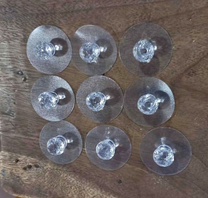 Wall hook Diamond shape 10 pcs | Daraz.com.bd