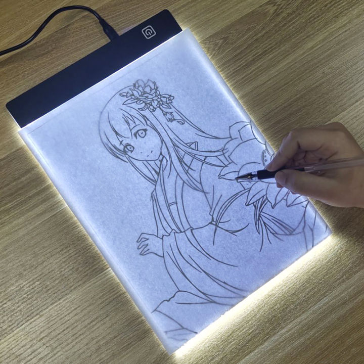 Led Drawing Copy Pad 3 Level Dimmable Board Table Animation Painting ...