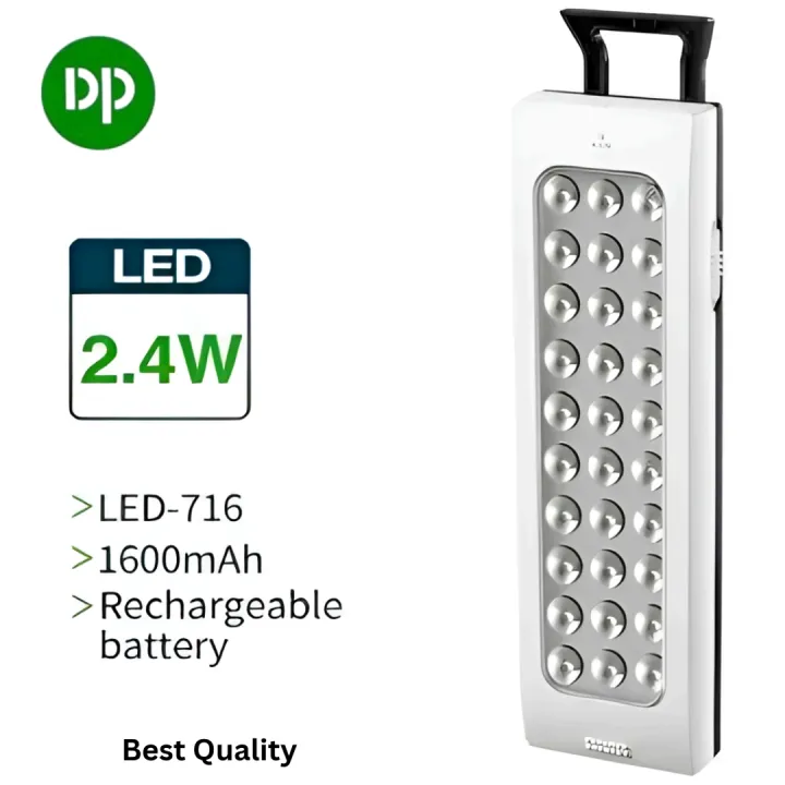 DP Led Rechargeable Hand lamp - Emergency Charging Light - LED Torch ...