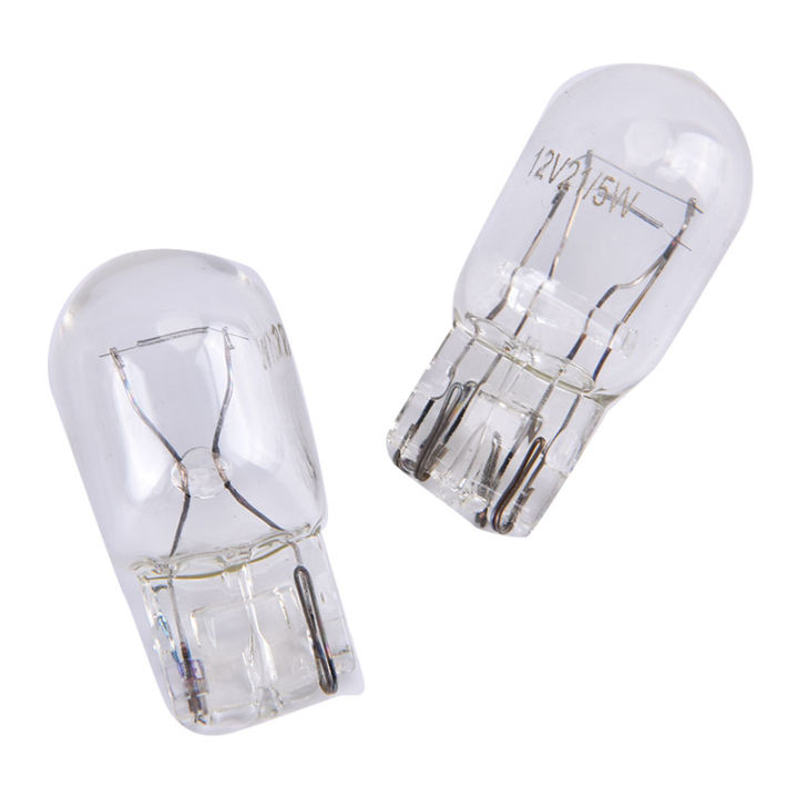 2pcs T20 7443 7440 Signal Light W21/5W 3800K Halogen Bulb Clear Glass ...