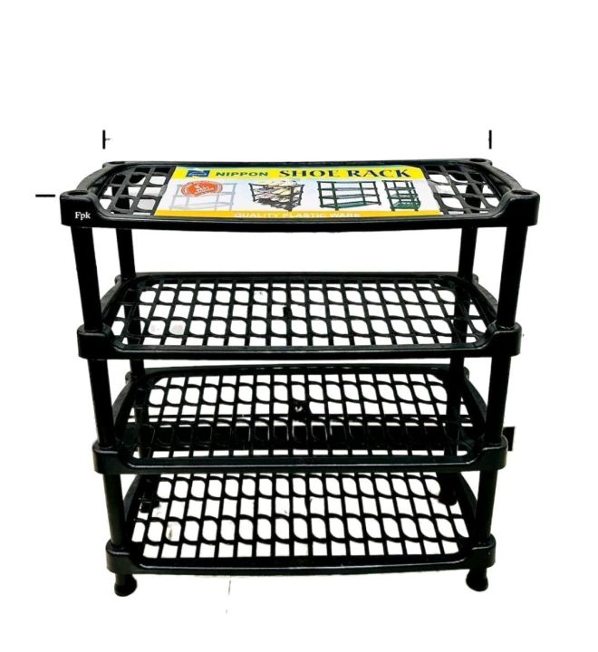 Nippon plastic shoe Rack/High Quality Tier/Havy Duty Black | Daraz.lk