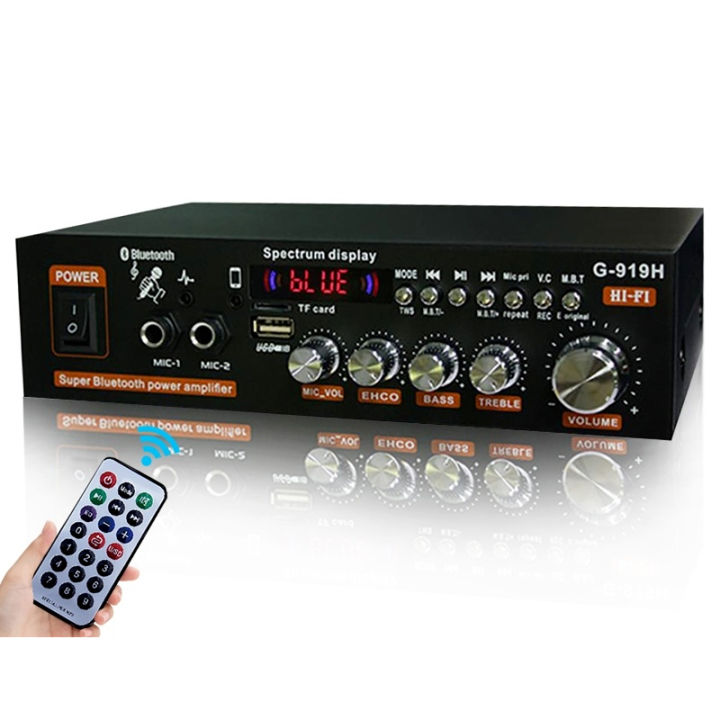 G919H HIFI Sound Amplifier For Car 1000W Bluetooth Power Amplifiers for ...
