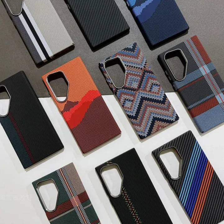 Luxury Carbon Fiber Case For S25 Ultra S24 S23 Plus Shockproof PC ...