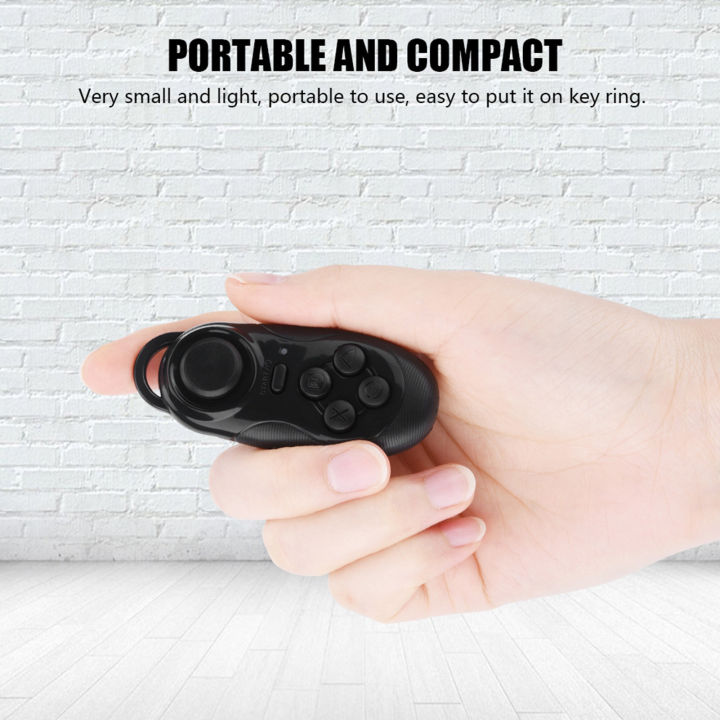 Mini Wireless Remote Gamepad Game Controller Joystick Selfie Timer ...