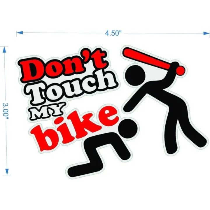 Warning Sticker for All Bike | Daraz.pk
