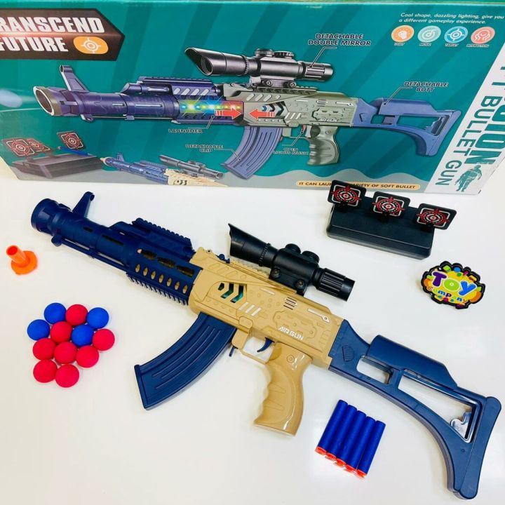 Transcend Future Gun with Soft balls and Targets | Daraz.pk