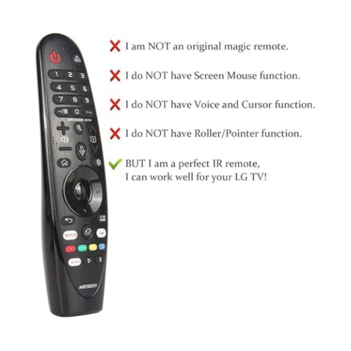 (No voice no mouse function)IR AKB75855501 MR20GA Replaced Remote for ...