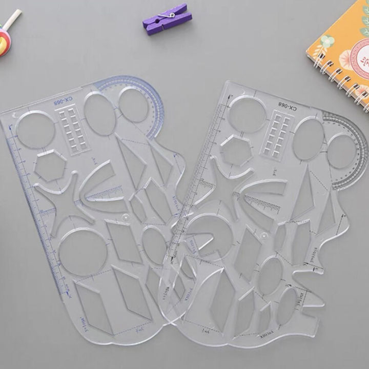 Set of geometric ruler set of geometric ruler ruler ruler template ...