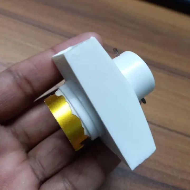 2 Pin SOCKET & LED HOLDER Converter Multifunctional 4 In 1 Socket AC ...