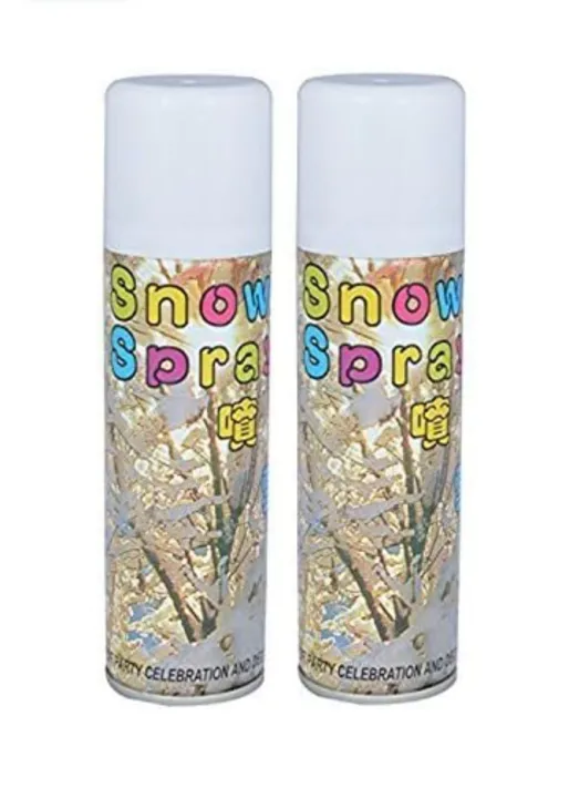 White Snow Decorative Party Spray - Celebration Spray for Birthdays ...