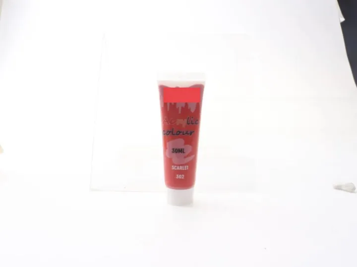 Scarlet Acrylic Paint Tube 75 Ml Art Supplies for Artists And Painters ...