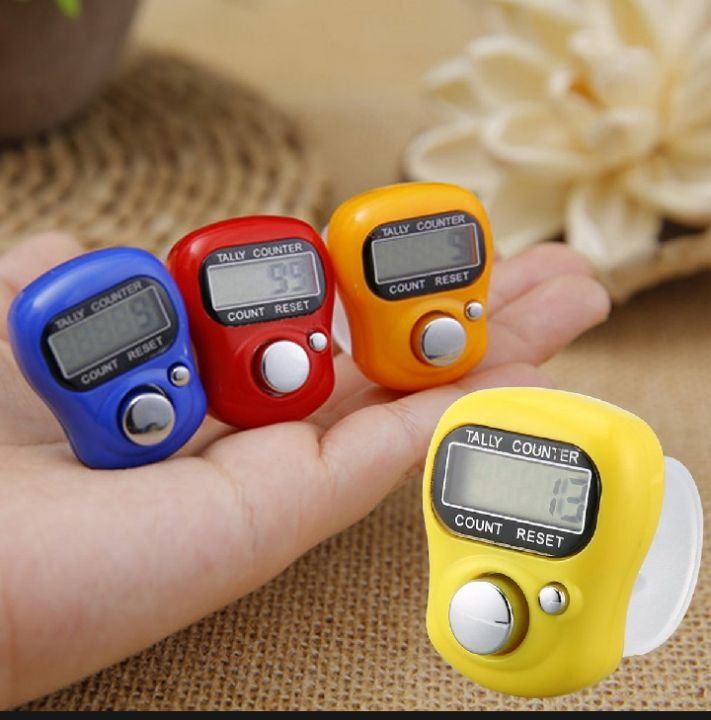Digital Finger Tally Counter Tasbeeh - Mini Hand Ring 5 Digit Portable ...